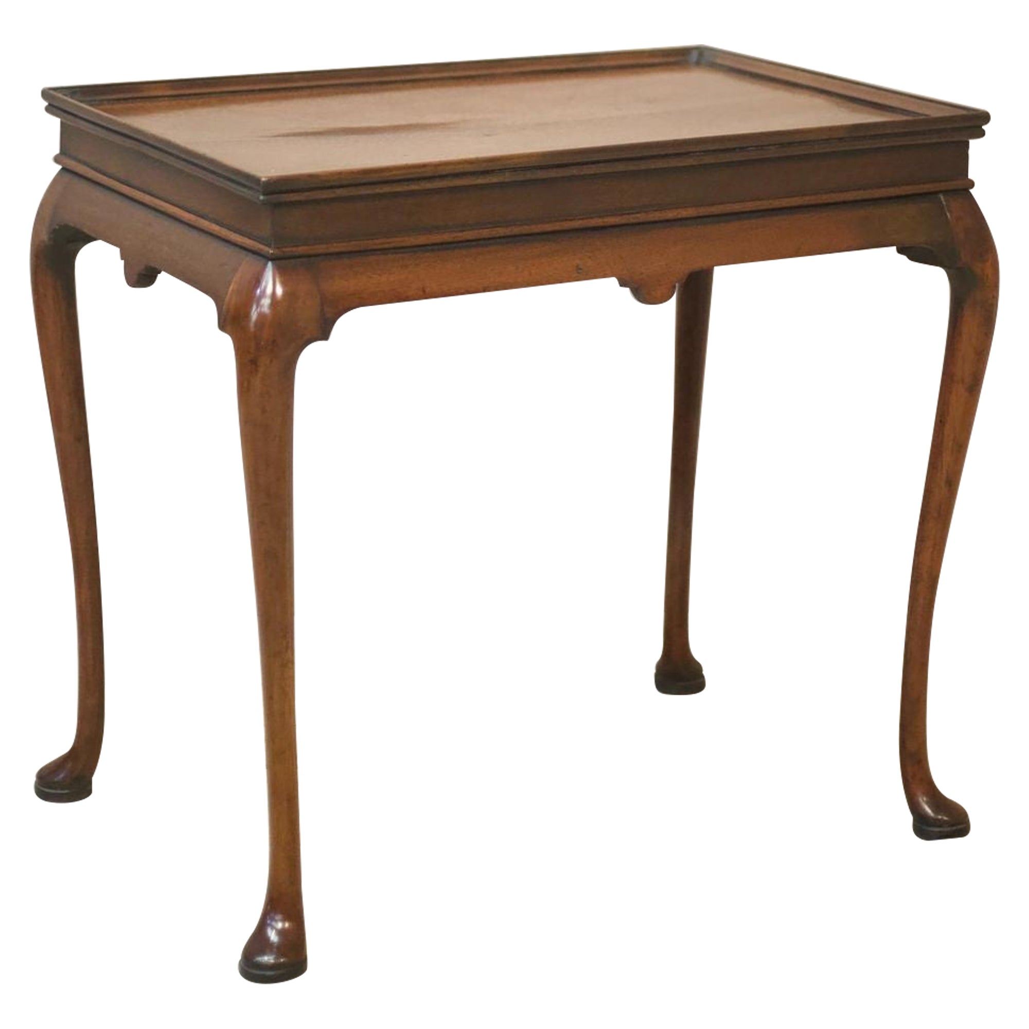 Pine cabriole leg side table at 1stDibs