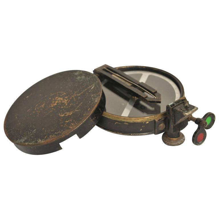 Original WWI Brass Hand Compass at 1stDibs
