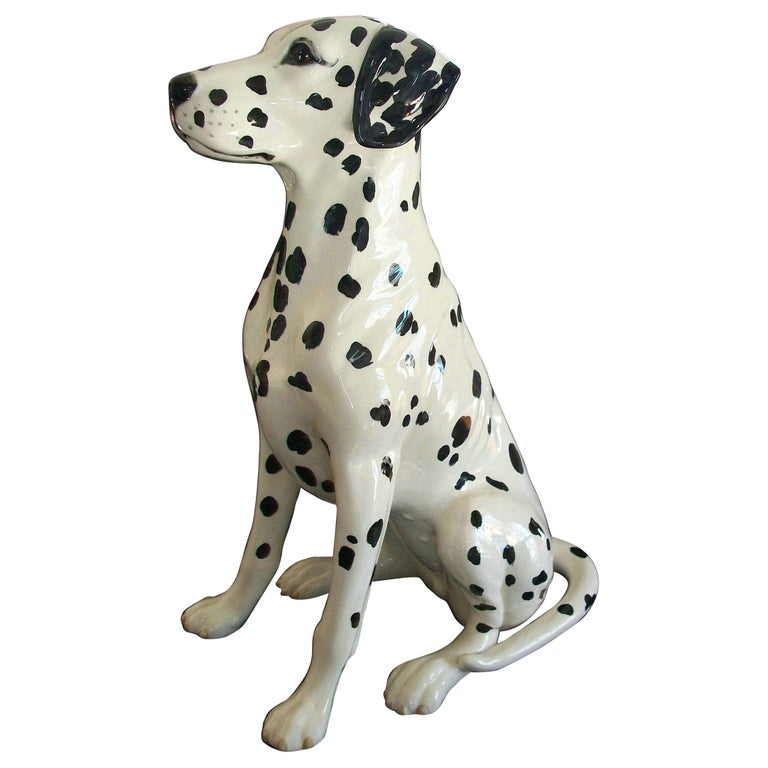 Beswick, Large "Fireside" Hand Painted Ceramic Dalmatian, U.K., circa ...