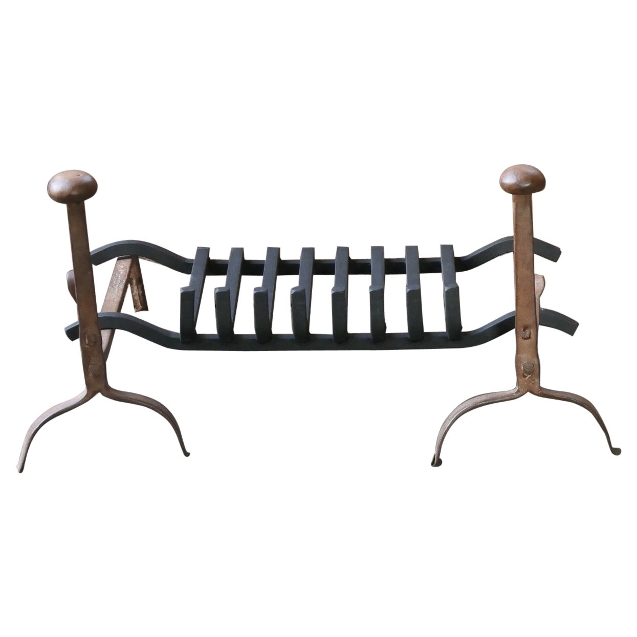 18th Century French Louis XV Fireplace Log Grate For Sale at 1stDibs