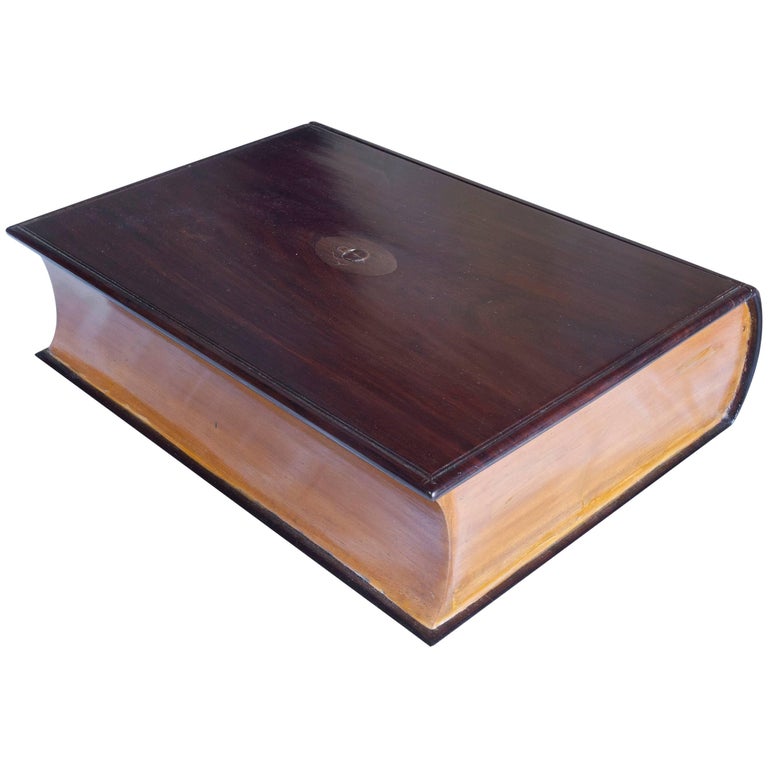 Satinwood and Rosewood Book Box with Hidden Compartments For Sale at ...