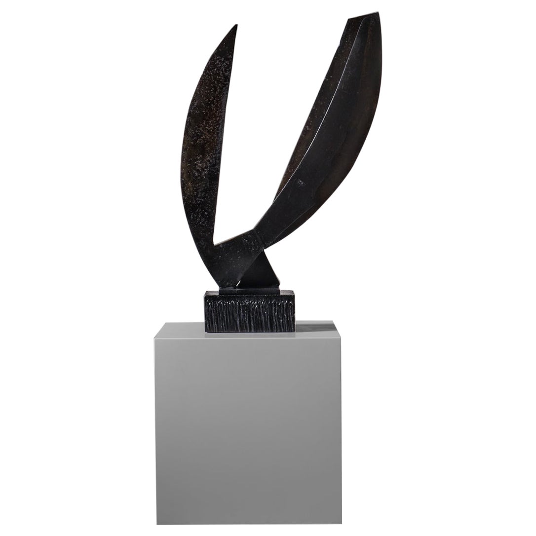 1970s Modernist Abstract Sculpture by Masatoyo Kishi "Kuki" at 1stDibs ...