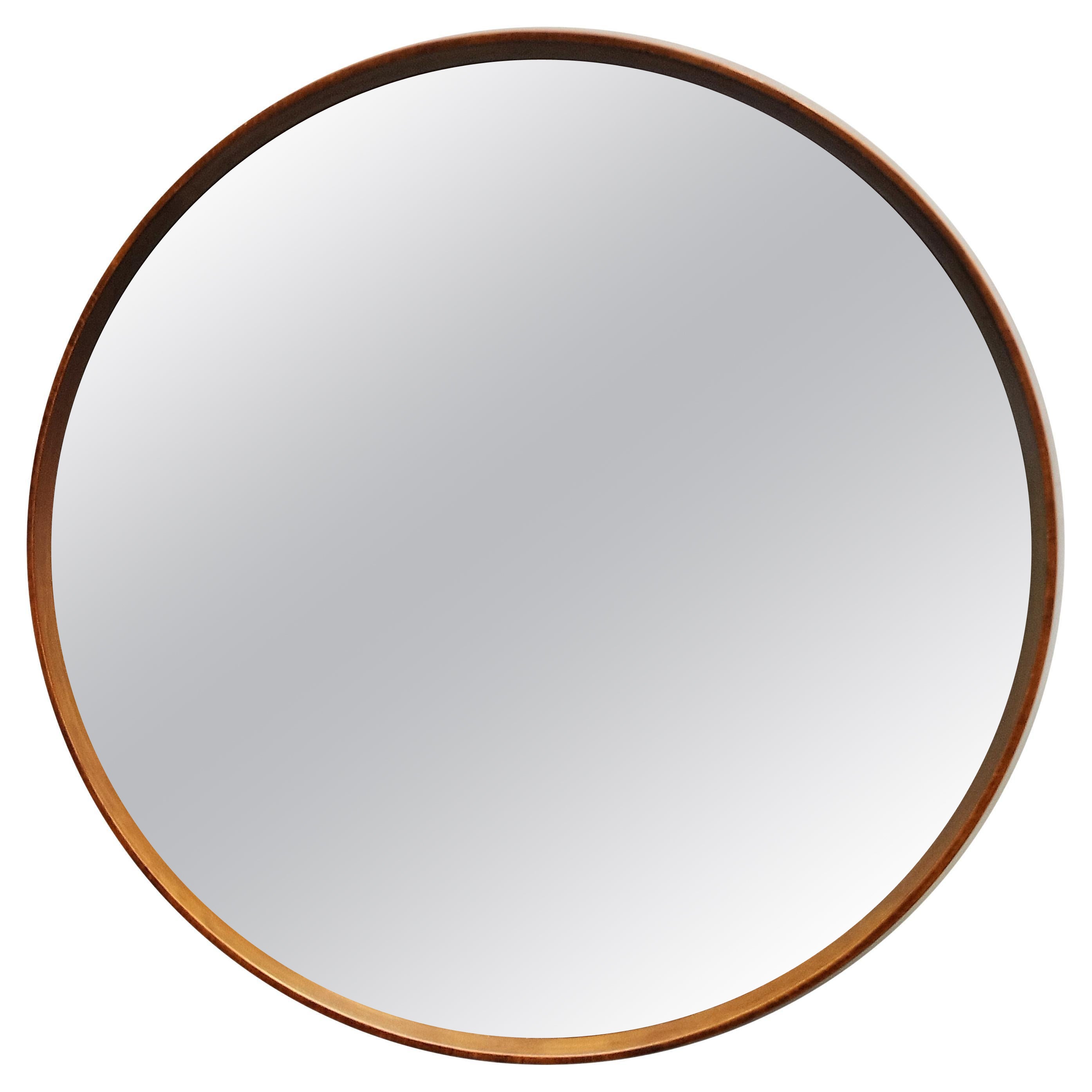 Glass Pearl Round Mirror For Sale at 1stDibs | round mirror glass