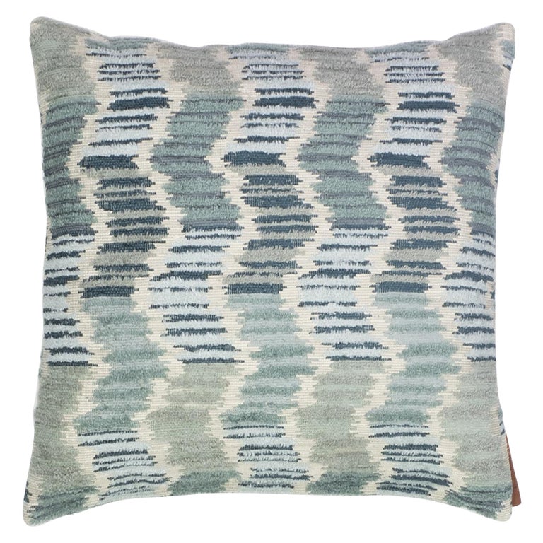 Cushion / Pillow Micca Azure Blue by Evolution21 For Sale at 1stDibs