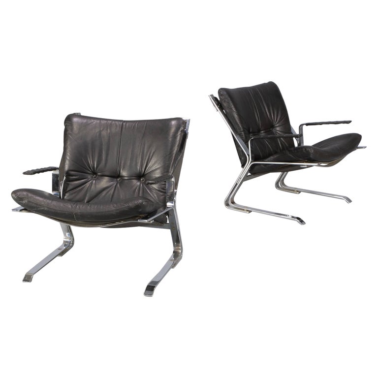 Elsa and Nordahl Solheim ‘Pirate’ Lounge Fauteuil for Rybo Rykken and ...