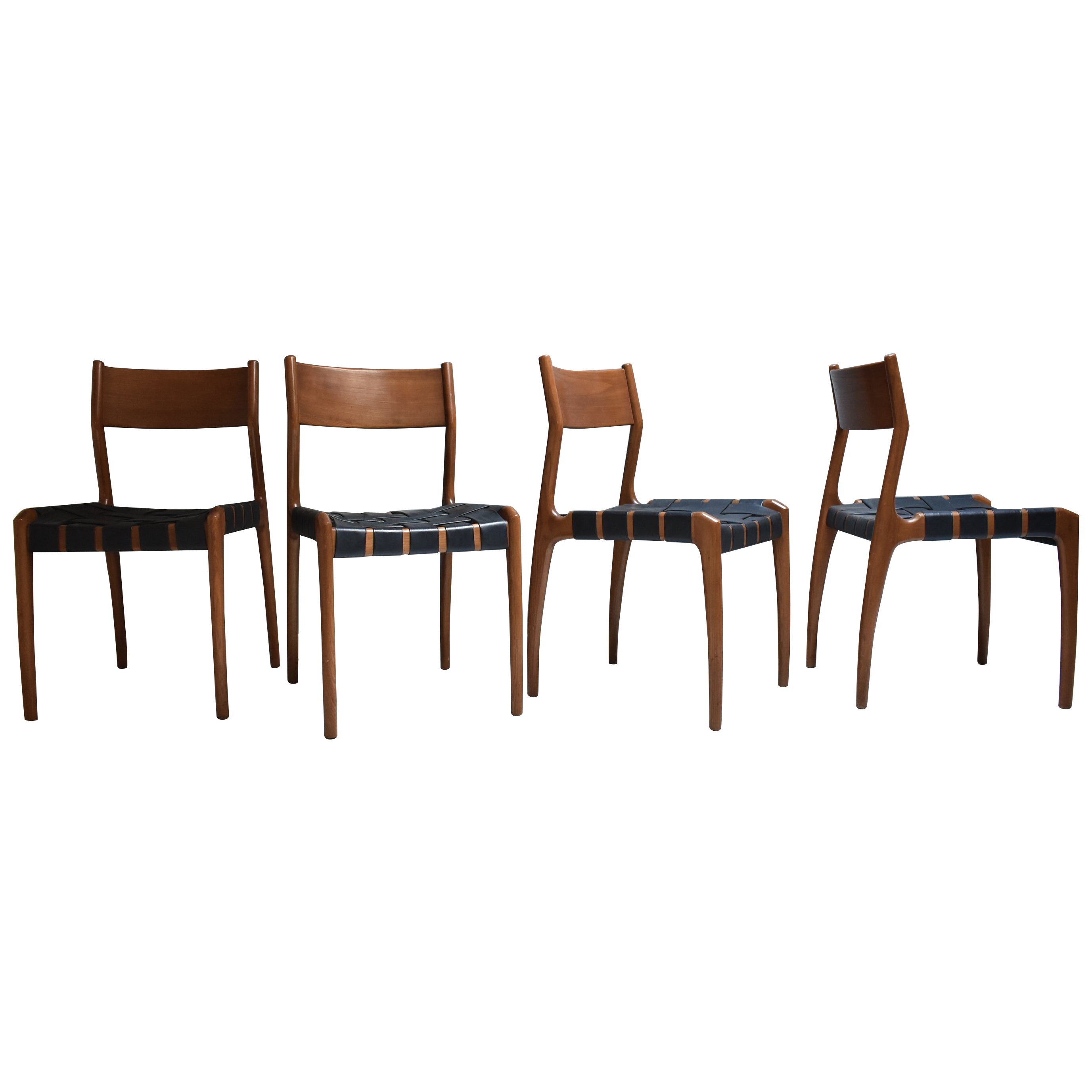 Set of 4 "Medusa" Chairs by Studio Tetrarch for Alberto Bazzani, 1969 ...