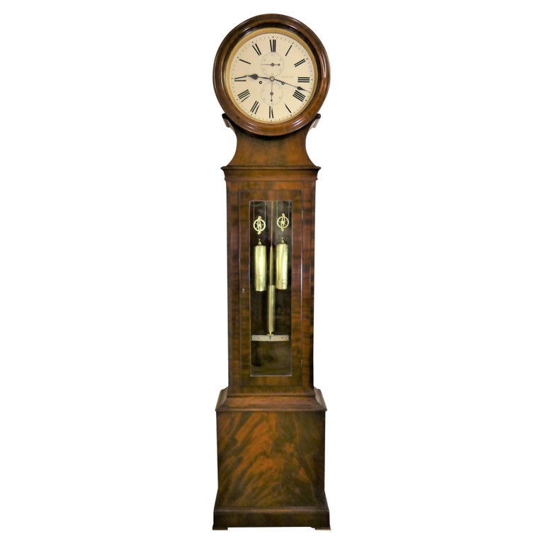 Mahogany Striking Domestic Regulator Longcase Clock by Lawson ...