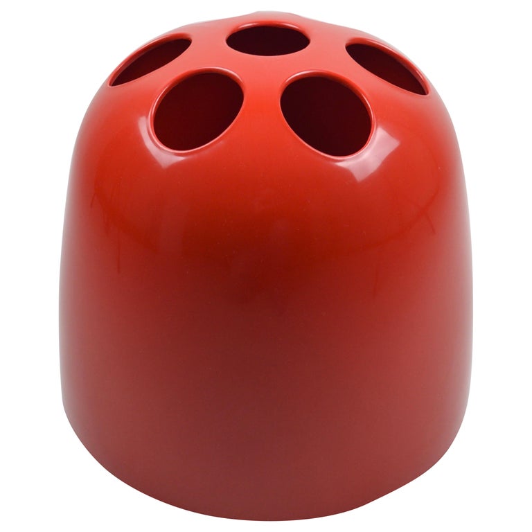 Vintage Red Dedalo Umbrella Stand by Emma Gismondi Schweinberger for ...