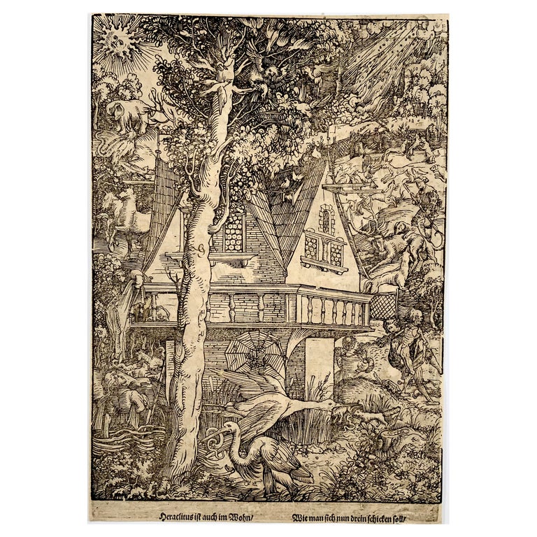1532 Hans Weiditz, the Wages of Sin and Fight of Creatures, 2 Master ...