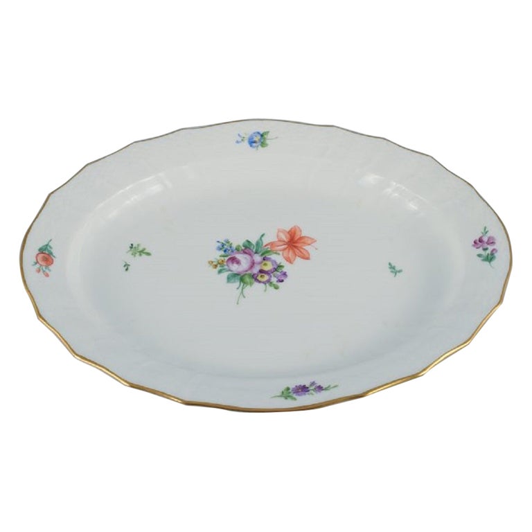 Royal Copenhagen Light Saxon Flower, Oval Serving Dish in Porcelain For ...