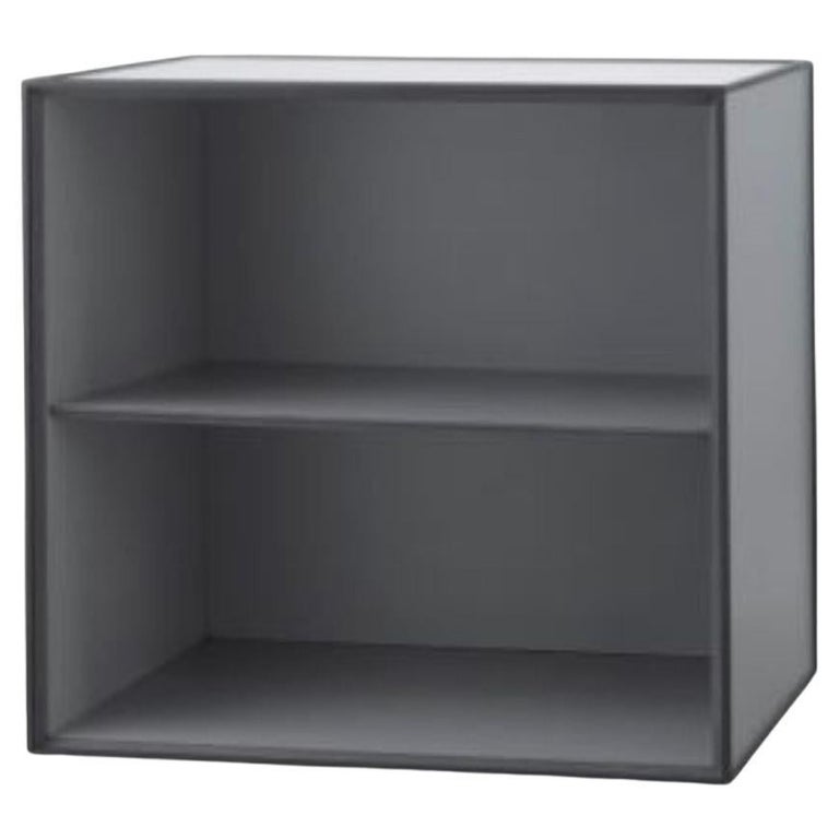 49 Dark Grey Frame Box with Shelf by Lassen For Sale at 1stDibs