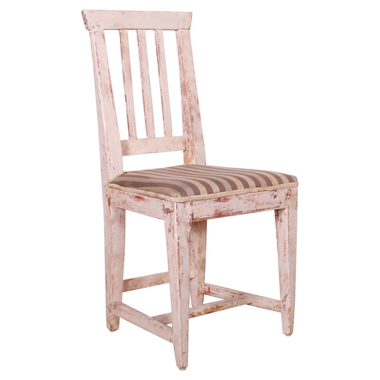 Swedish Original Painted Chair For Sale at 1stDibs