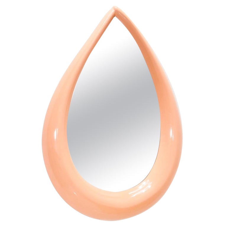 Teardrop Mirror, 1980s For Sale at 1stDibs