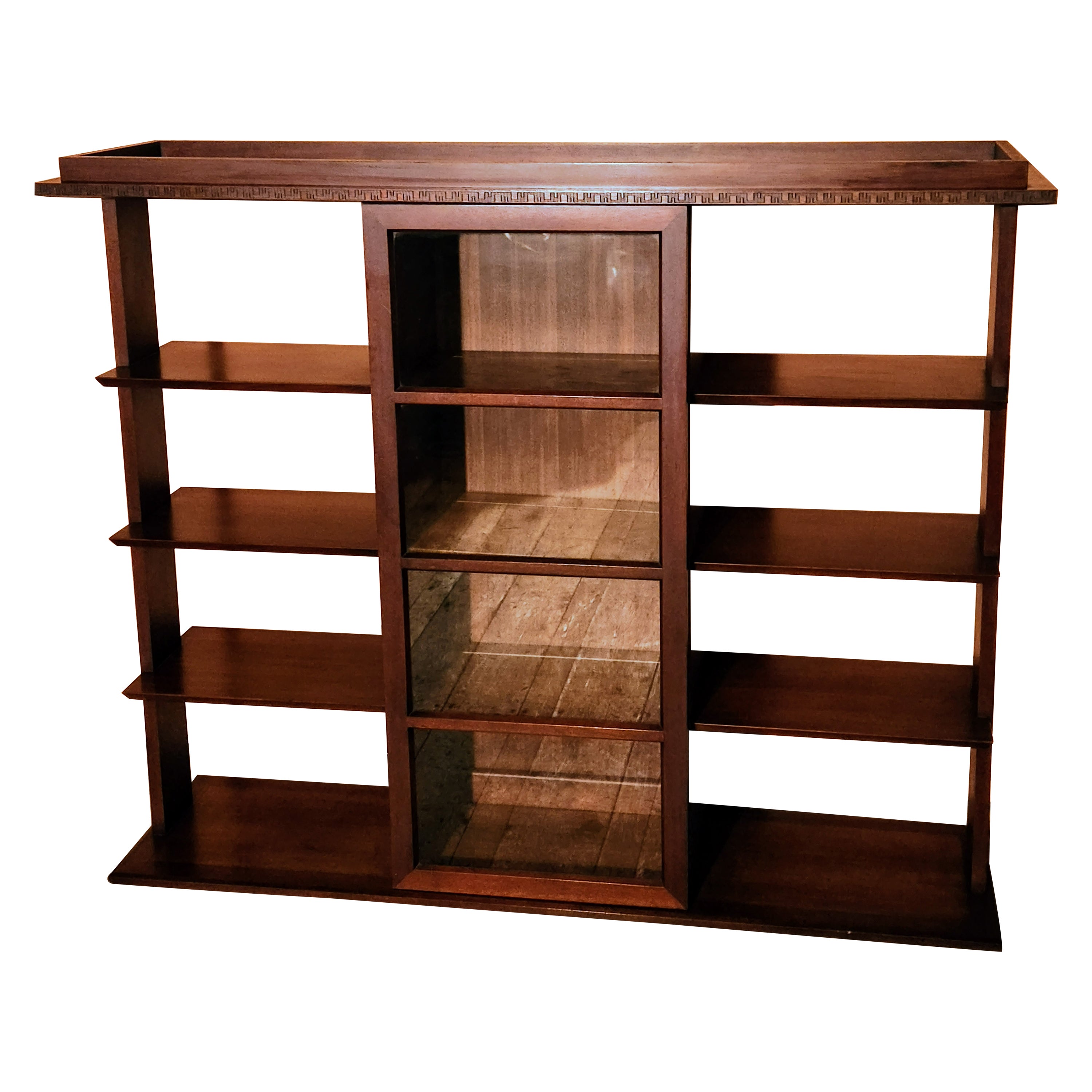 Frank Lloyd Wright Mahogany Bookcase for "Taliesin" Heritage Henredon ...
