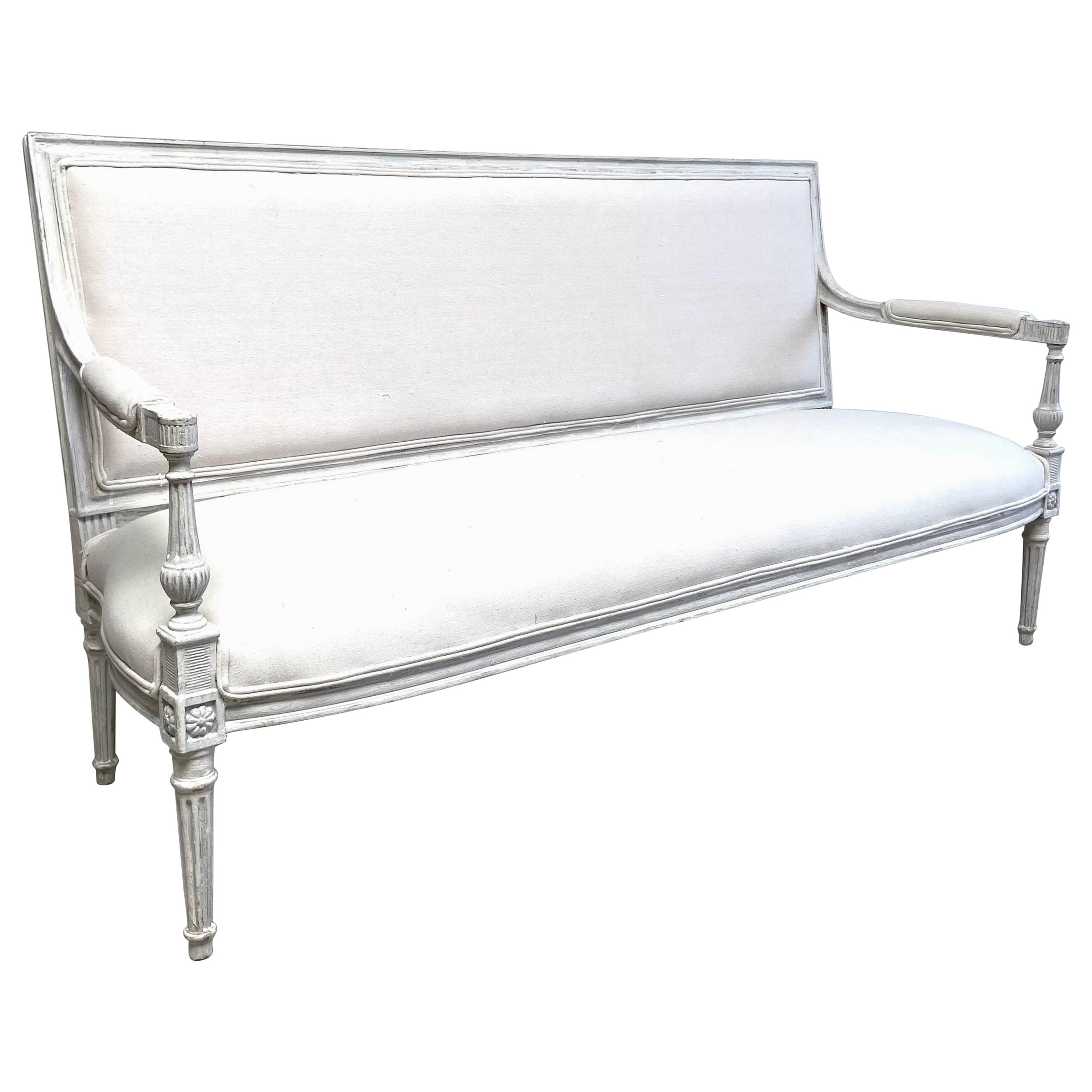 Fully Upholstered Settee Corner Reading Settee Lounge Seating For Sale ...