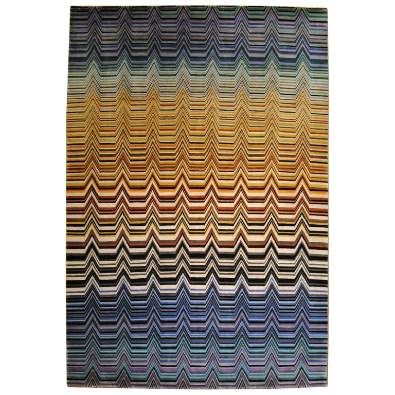 Missoni "Art Collection" Carpet in Geometrical Design For Sale at 1stDibs