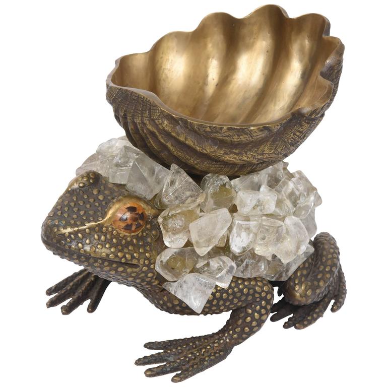Whimsical Bronze Frog at 1stDibs | whimsical bronze frogs