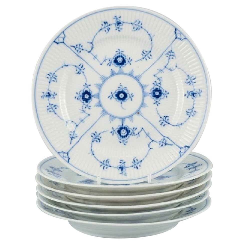 Royal Copenhagen Blue Fluted Plain Centerpiece # 1/22-23 at 1stDibs