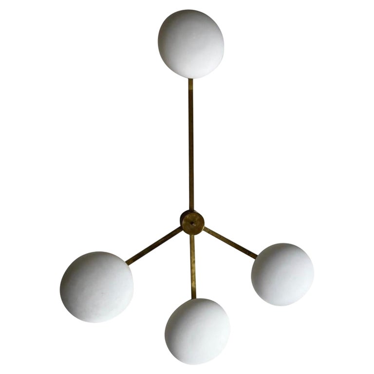 Angelo Lelli style ray ceiling lamp -Design- For Sale at 1stDibs