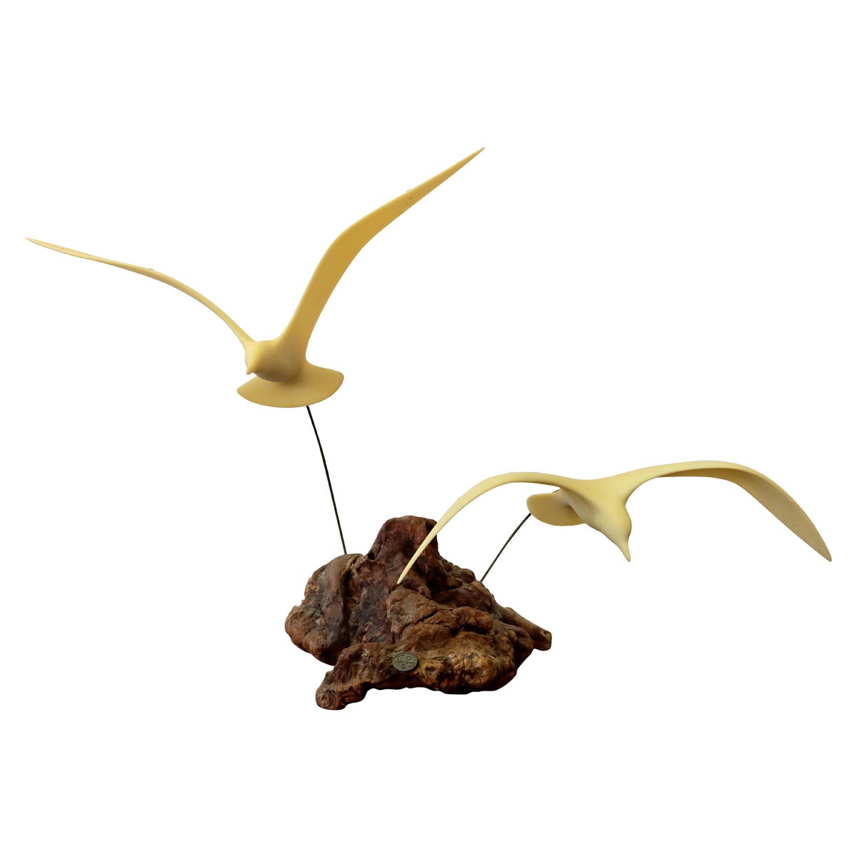 Midcentury John Perry Burlwood Seagull Sculpture For Sale at 1stDibs ...