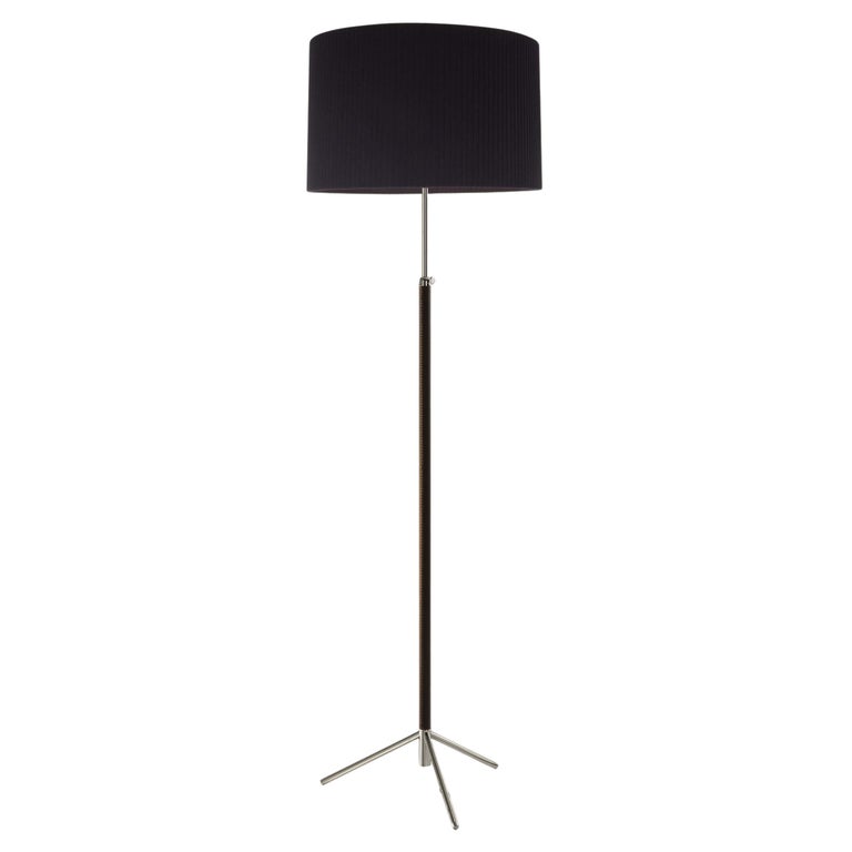 Black and Chrome Pie De Salón G2 Floor Lamp by Jaume Sans For Sale at ...