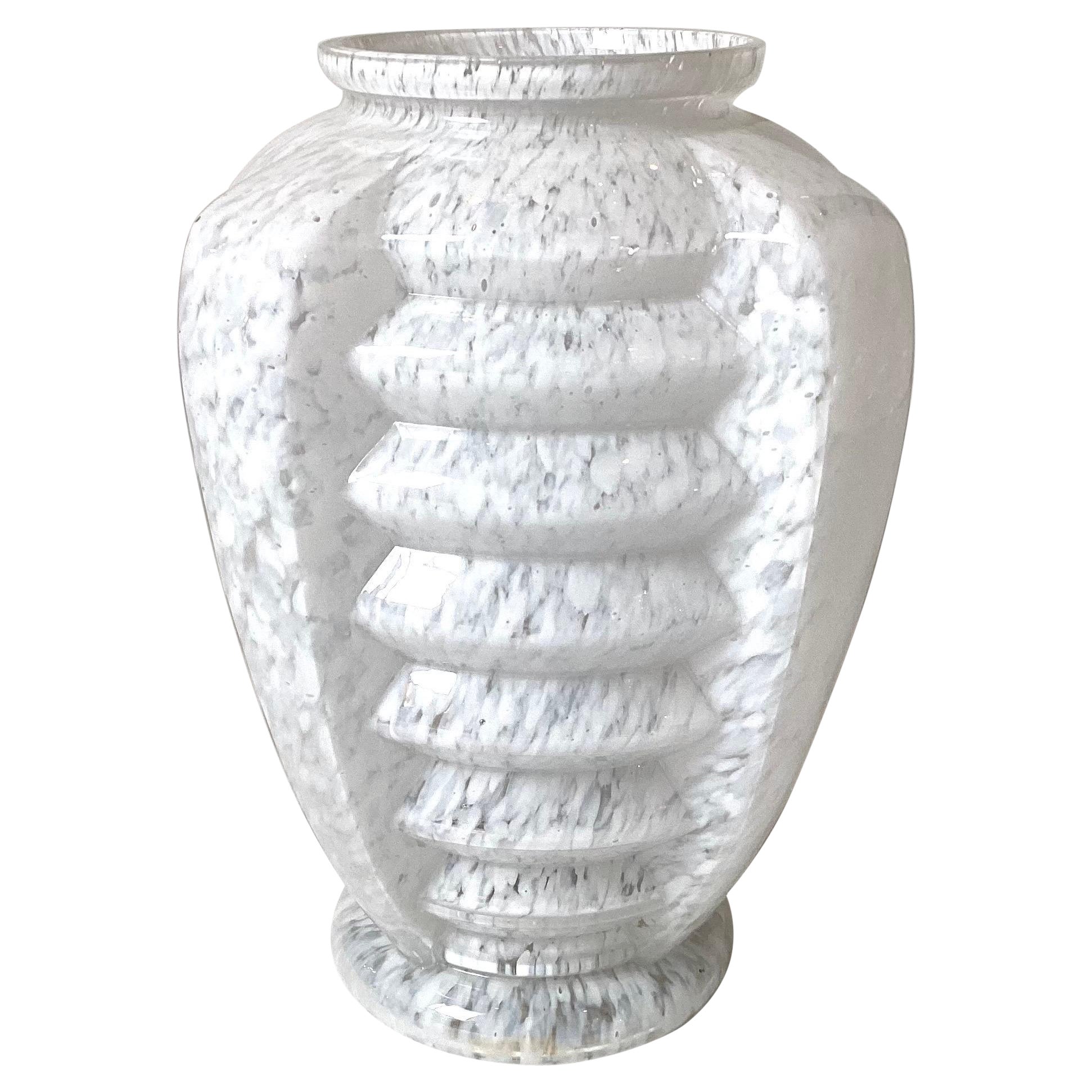 Feathered Art Glass Signed by Igor Muller at 1stDibs