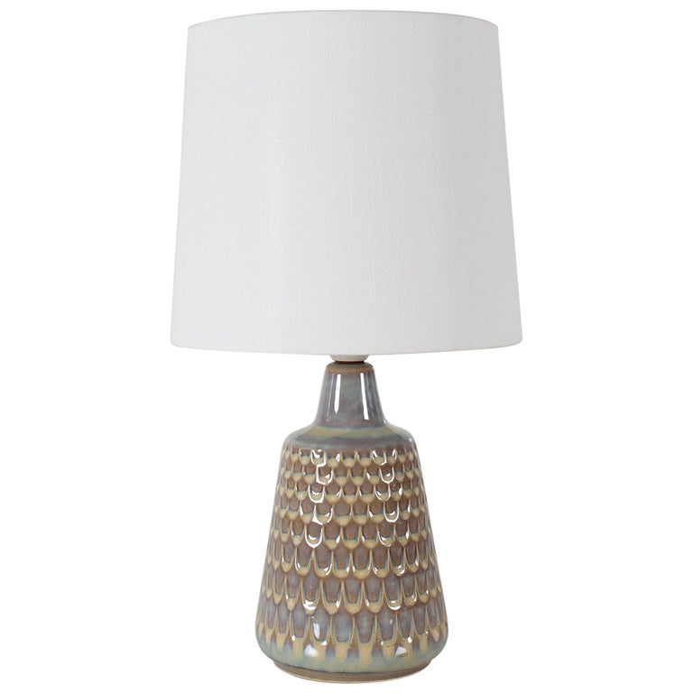 Danish Søholm Table Lamp in Einar Johansen Style Dusty Light Yellow ...
