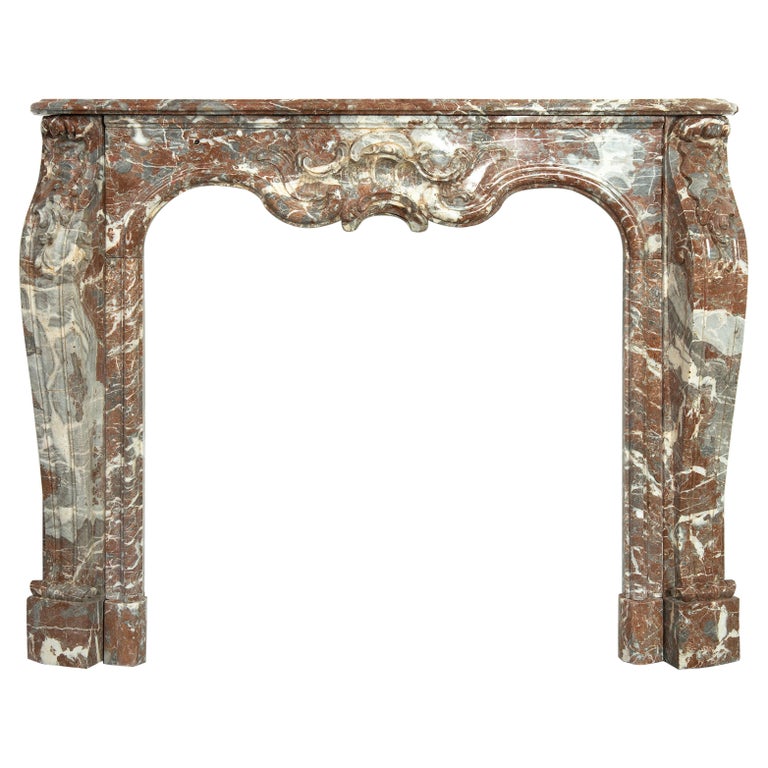 Antique Dutch Rococo Fireplace For Sale at 1stDibs