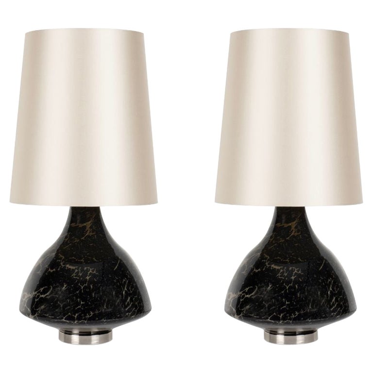 Set of 2 Table Lamps, Luso Table Lamp, Beige Lampshade, Handmade in ...