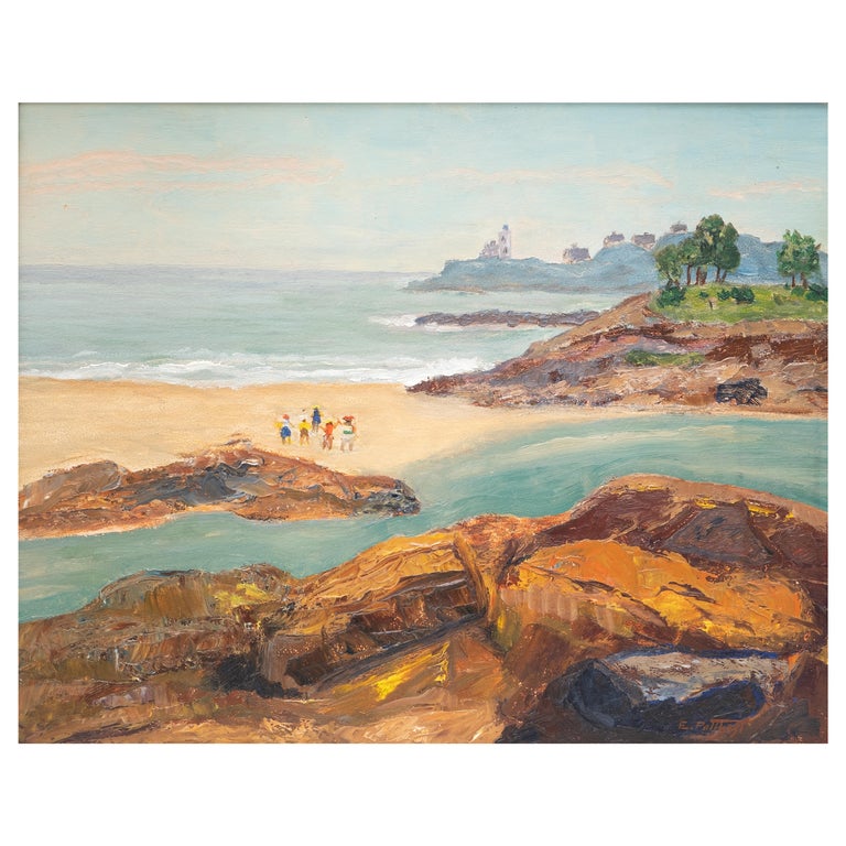 Signed Edward Henry Potthast Oil Painting on Board Painting For Sale at ...