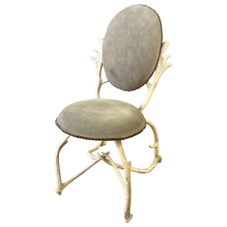 Arthur Court Antler Side Chair, 1970s For Sale at 1stDibs