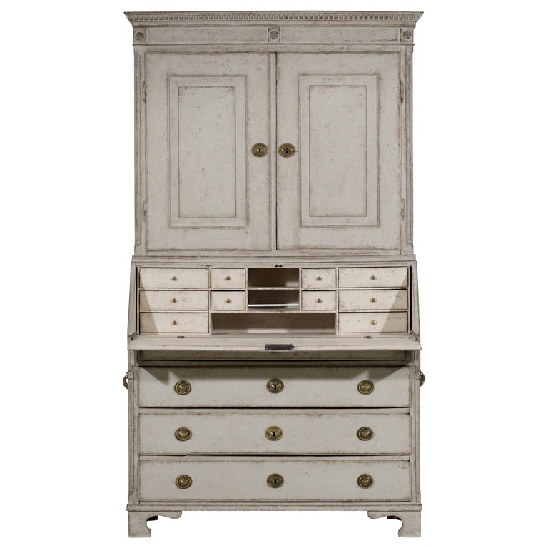 Two-Part Bureau Crafted in Scandinavia During 1790 For Sale at 1stDibs