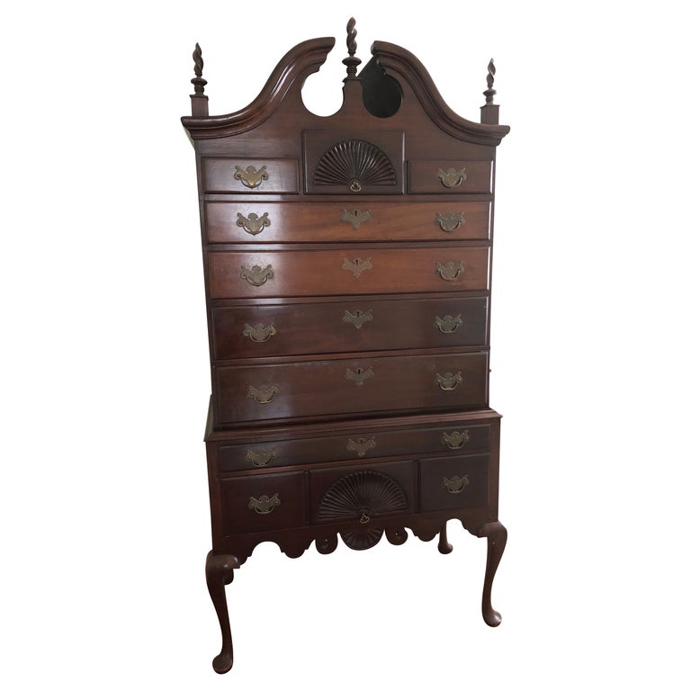 Impressive Stately 19th Century Mahogany American Chippendale Style ...