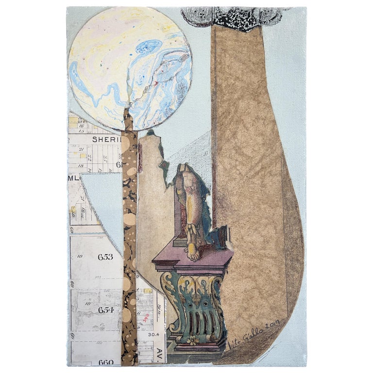 Abstract Collage by Vito Giallo, 2017 For Sale at 1stDibs