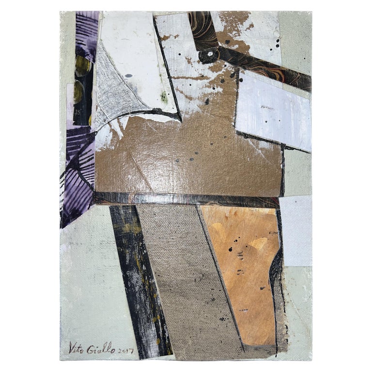 Abstract Collage by Vito Giallo, 2017 For Sale at 1stDibs