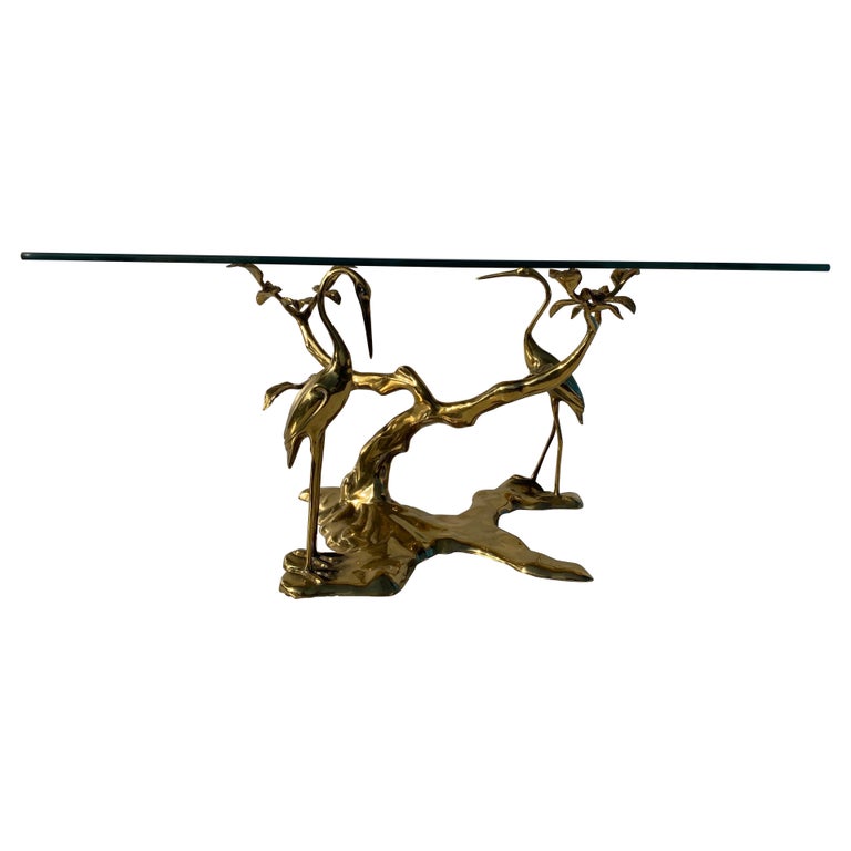 Brass Bonsai Tree Coffee Table For Sale at 1stDibs