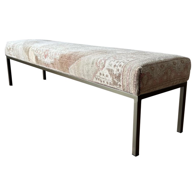 Ottoman ou banc de cocktail turc vintage fait sur-mesure avec base en ...