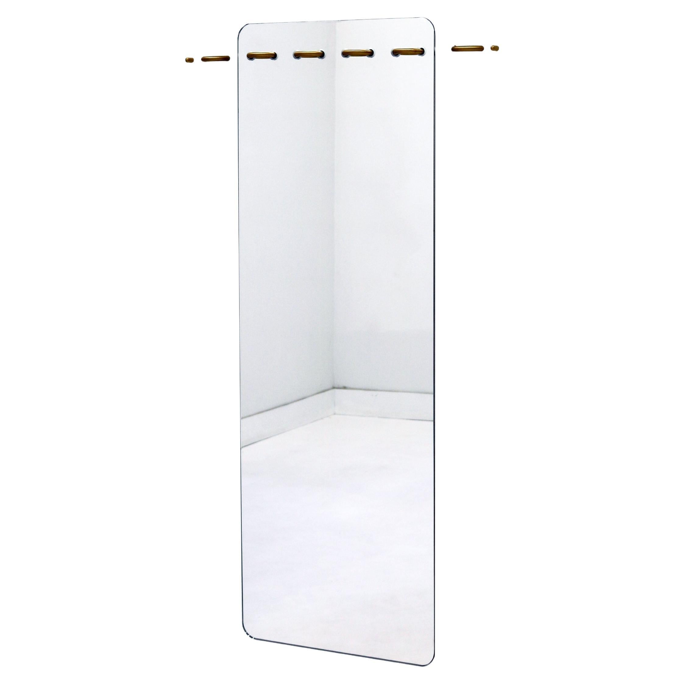 Stitch Nonagon Rectangular Contemporary Textile Edge Wall Vanity ...