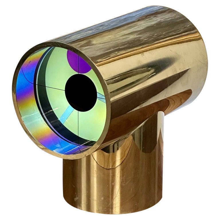 American Mid-Century Modern Aluminium Aurora Clock by Kirsch Hamilton ...