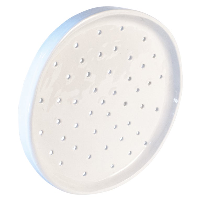Porcelain Sieve Tray by Christine Roland For Sale at 1stDibs