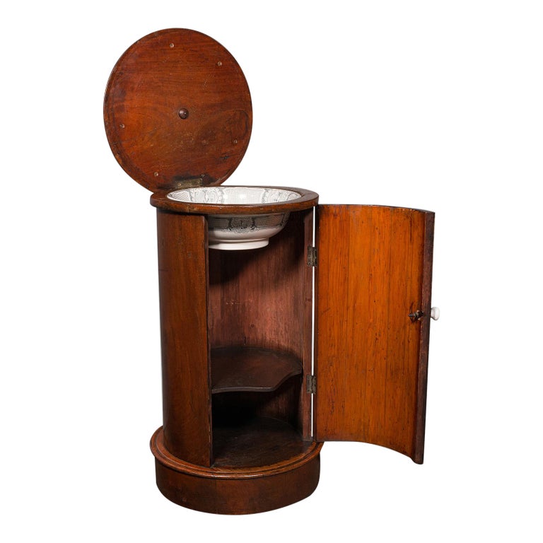 Antique Washstand, English, Pot Cupboard, Bedroom Night Stand ...