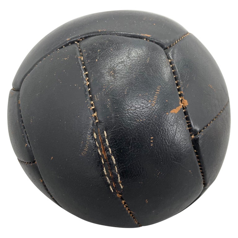 Original Vintage Heavy Leather Training Ball with Beautiful Patina, the ...