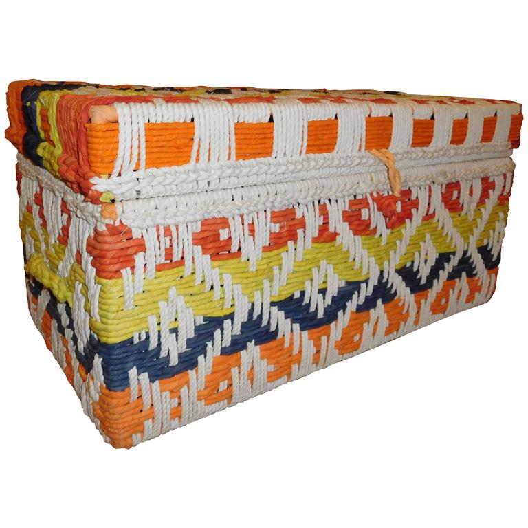 Large North African Rope Trunk at 1stDibs