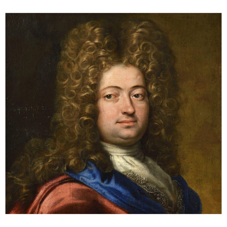 French School circa 1720 Portrait of a Man in a Red Overcoat, 18th ...