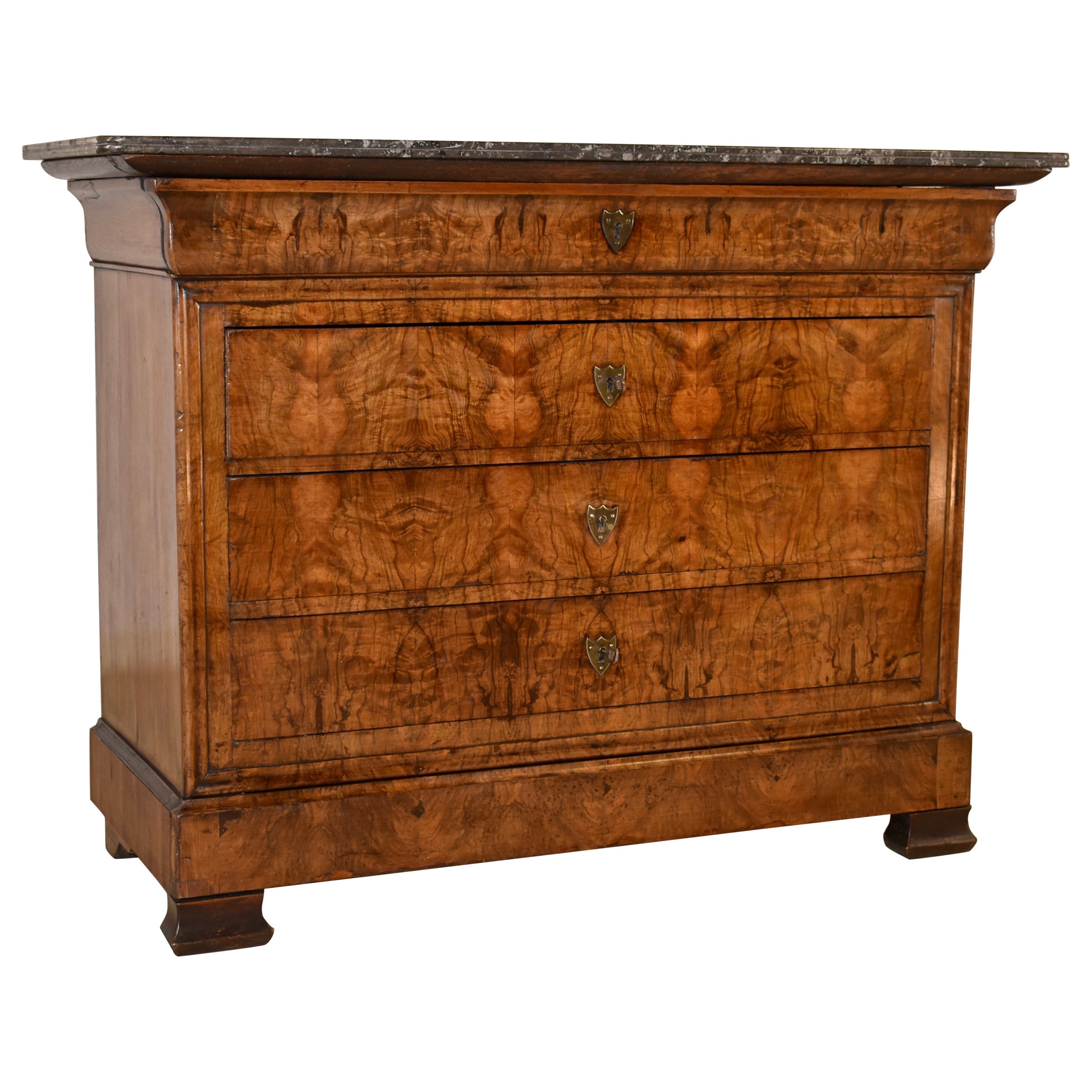 19th Century French Walnut Commode at 1stDibs