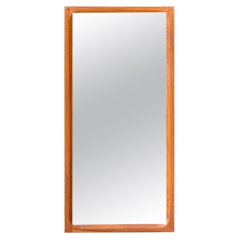 1960s Danish Teak Wall Mirror Aksel Kjersgaard Odder Denmark Vintage ...