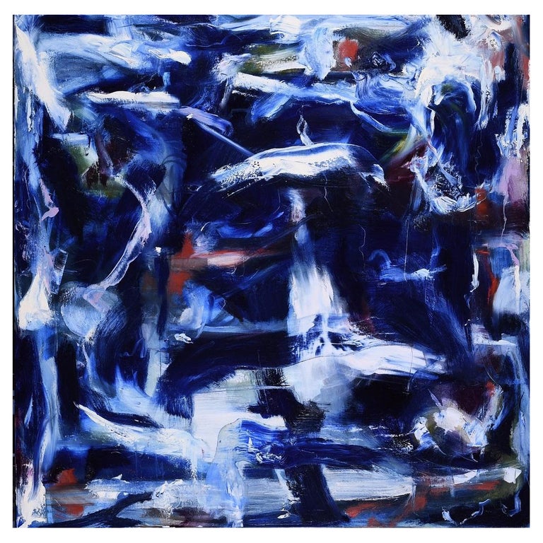 Framed Oil on Panel "Fish" Abstract Work by Douglas Whittle For Sale at ...