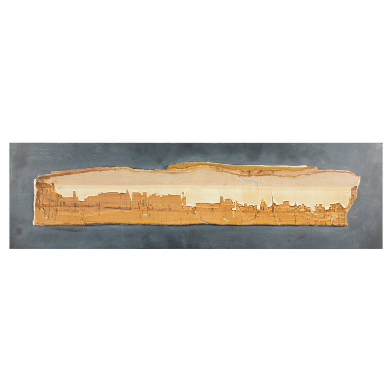 Italian Pietra Paesina on Slate 32.5" For Sale at 1stDibs