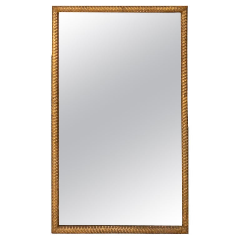 Giltwood Ropetwist Mirror, 19th Century For Sale at 1stDibs