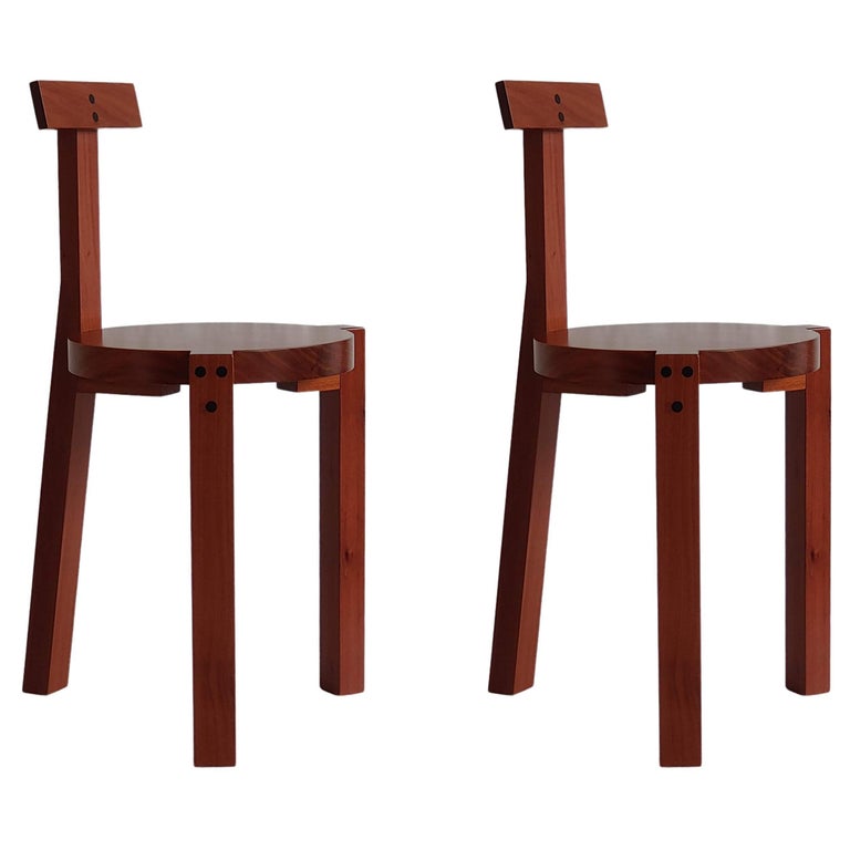 Mid-Century Modern Pair of "Girafa" Chairs by Lina Bo Bardi, Brazil ...